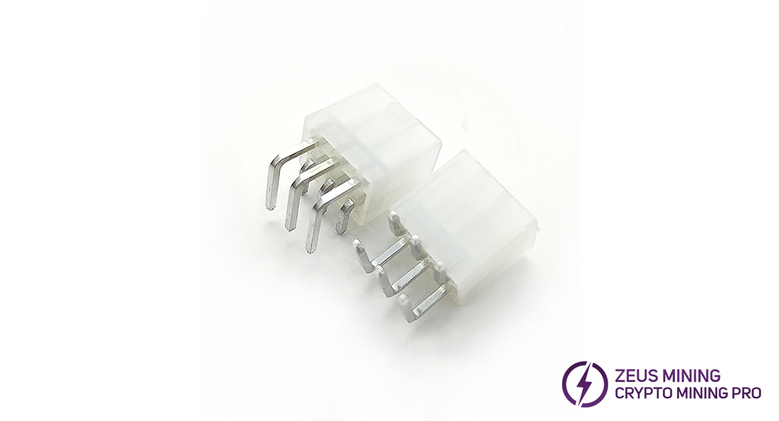 Hashboard power jack connector 6 Pin header | Zeus Mining