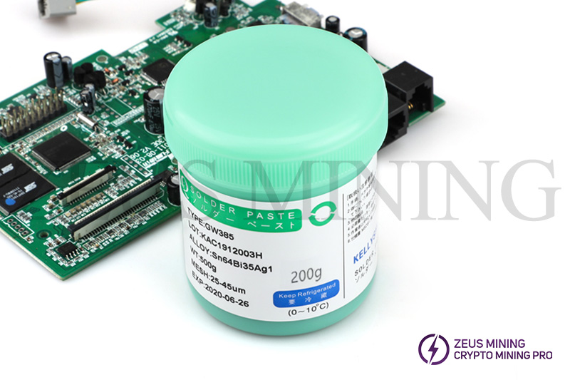 Solder paste 183℃ 200g | Zeus Mining