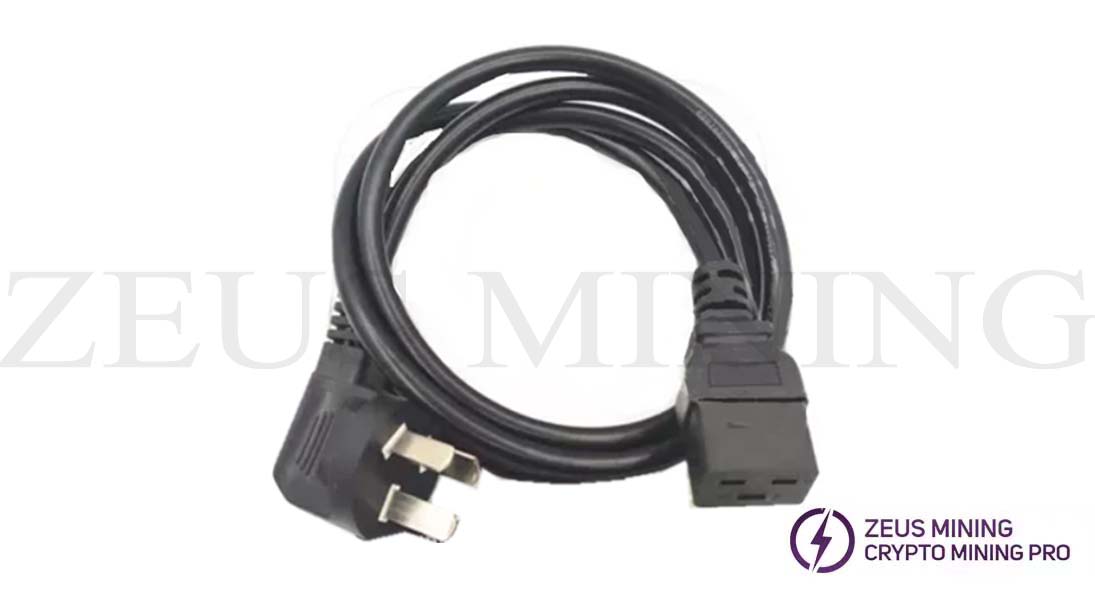 Whatsminer Power Cord 16A | Zeus Mining