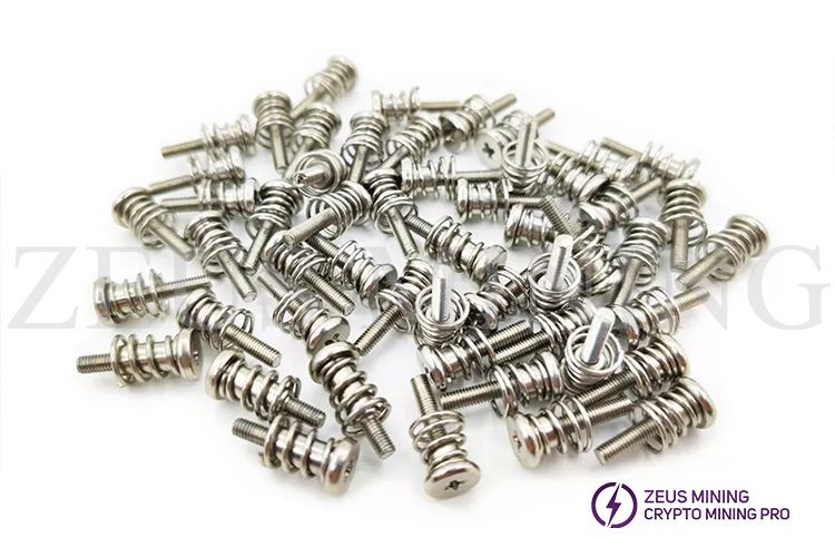 Antminer S19 series heatsink screws | Zeus Mining