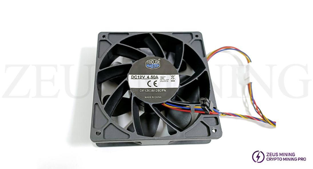 silent fan 12cm DF1203812B2FN 12V 4.5A | Zeus Mining