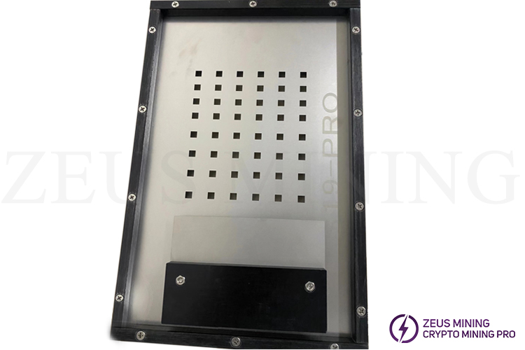 S19 PRO thermal grease printing fixture | Zeus Mining