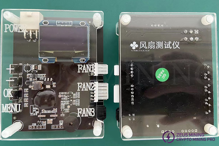 F1 miner fan tester | Zeus Mining