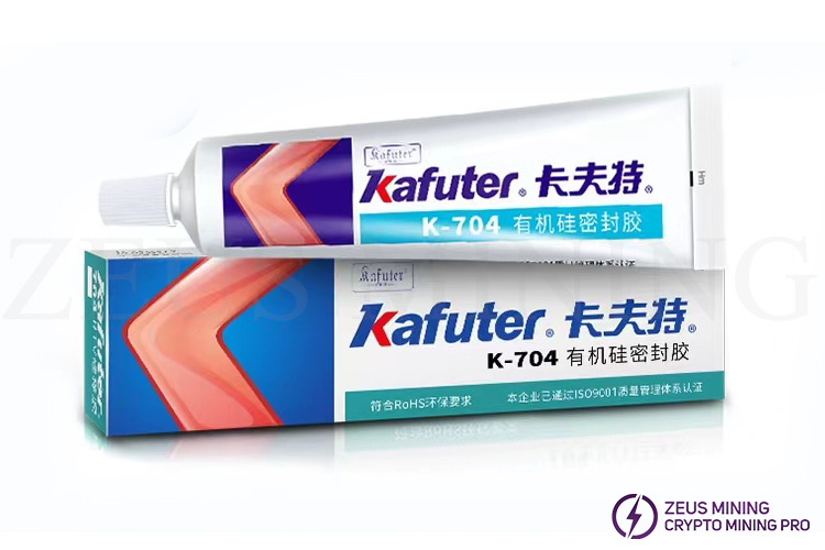 Kafuter K-704 silicone industrial adhesive | Zeus Mining
