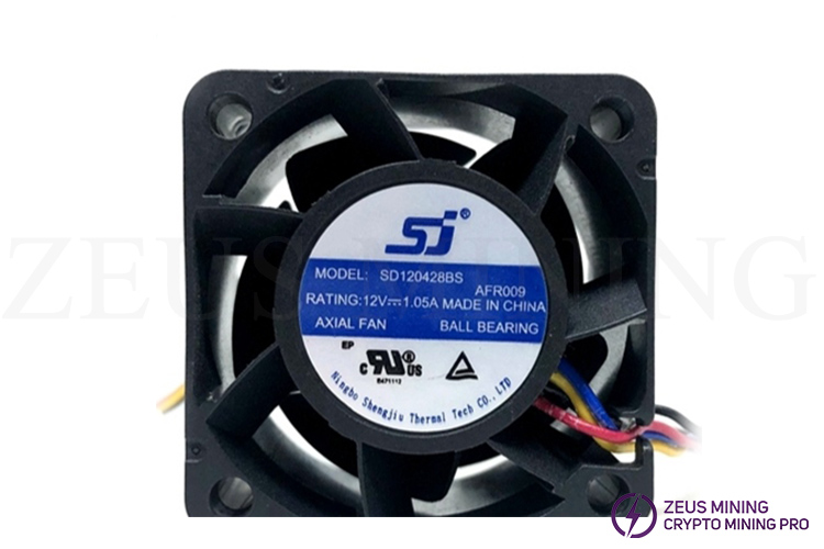 Whatsminer Avalon PSU fan SD120428BS 12V 1.05A 40*40mm | Zeus Mining