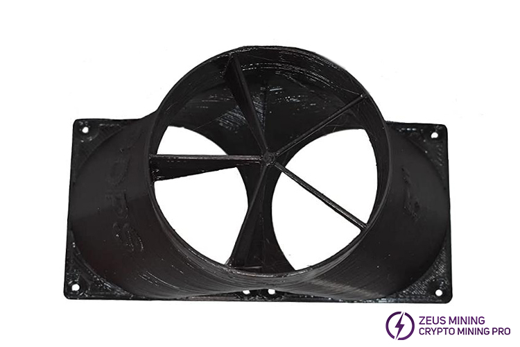 Antminer double fan duct shroud | Zeus Mining
