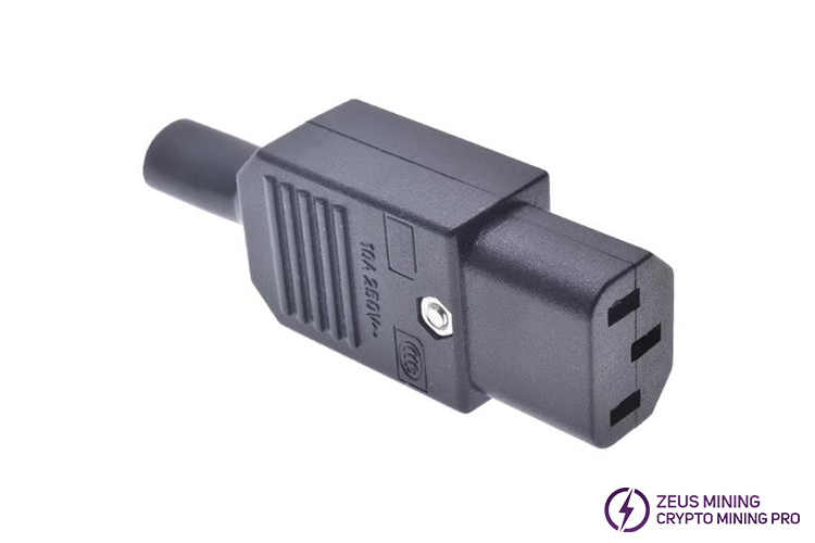 C13 female socket 10A 250V | Zeus Mining