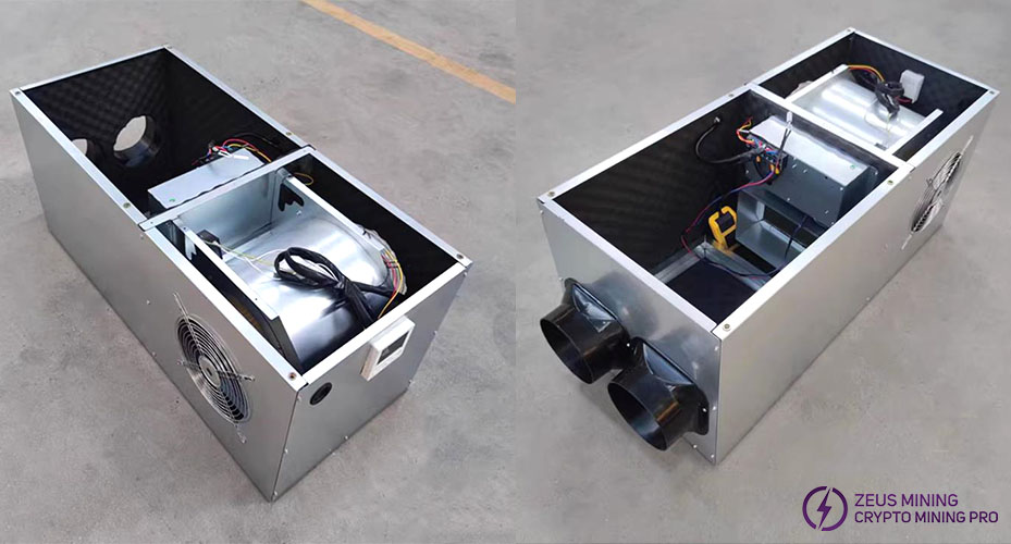 Crypto miner silencer with LCD version | Zeus Mining