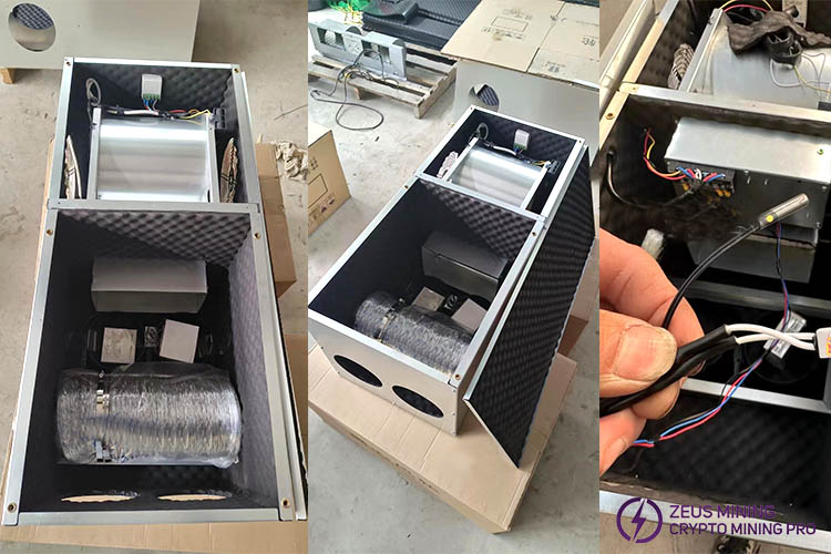 Crypto miner silencer with LCD version | Zeus Mining