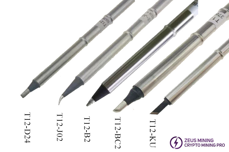 KSGER T12 soldering iron tips | Zeus Mining