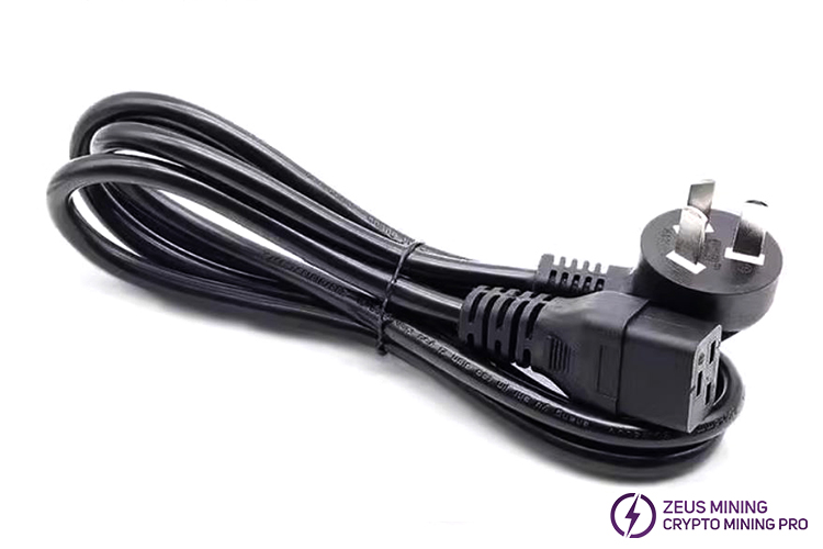 Whatsminer Power Cord 16A | Zeus Mining