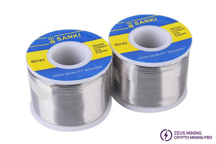 SANKI solder wire 0.6mm 500g | Zeus Mining