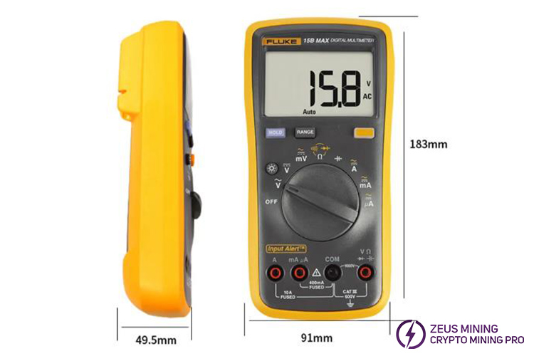 Fluke 15B MAX-KIT digital multimeter | Zeus Mining