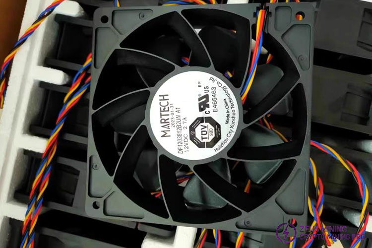 Original MARTECH DF1203812B2UN A1 12VDC 2.7A cooling fan for S19 L7 ...