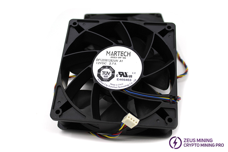 Original MARTECH 12V 2.7A 6000RPM cooling fan for S21 L7 S19 | Zeus Mining
