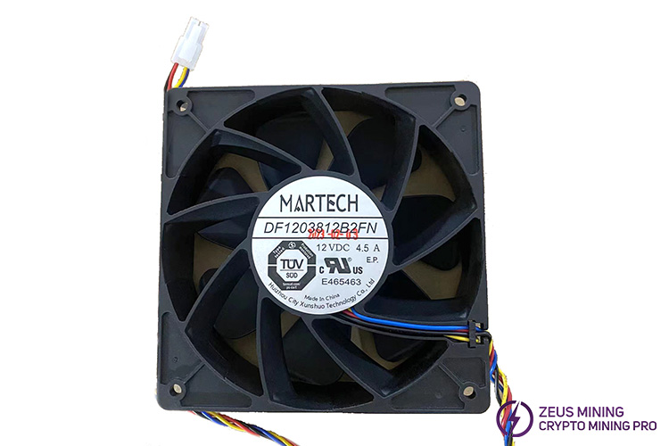 Original MARTECH 12V 4.5A 7000RPM fan for Antminer S19kpro S21 S19jxp ...