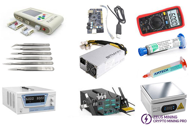 Antminer Whatsminer Innosilicon Avalon hash board repair tool kit ...