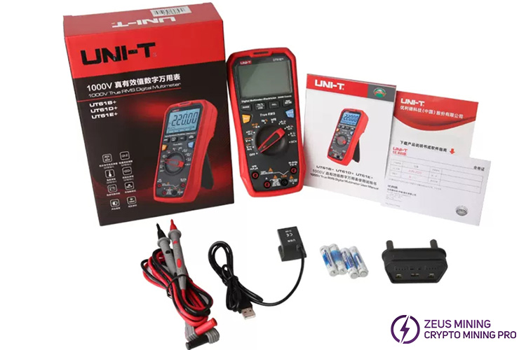 UNI-T UT89XD UT61E+ digital multimeter | Zeus Mining