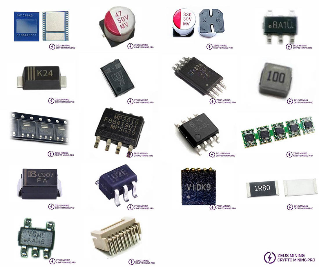 Antminer S19XP hash board BOM list | Zeus Mining