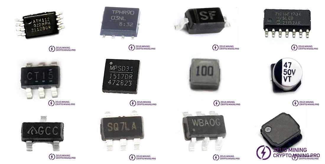 Antminer S17+ Hash Board Spare Parts Kit BOM List | Zeus Mining