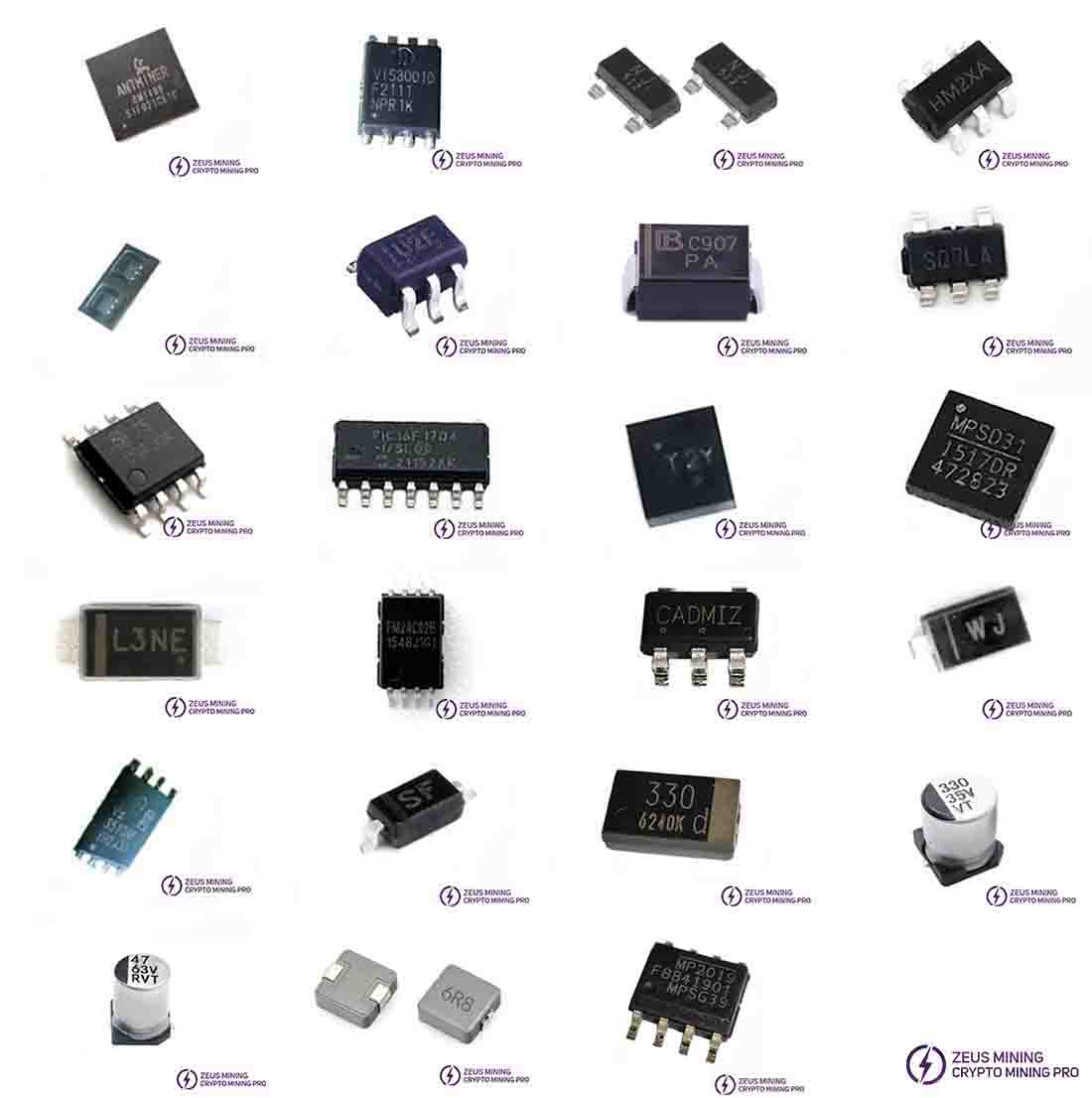 Antminer L7 hash board replacement parts list | Zeus Mining