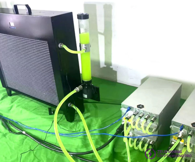 12.8KW water cooling radiator for 2pcs ASIC miner | Zeus Mining