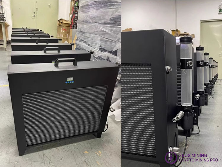 12.8KW water cooling radiator for 2pcs ASIC miner | Zeus Mining
