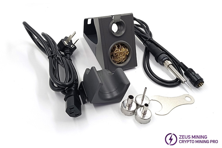 Quick 707D+ 2 in 1 soldering station | Zeus Mining