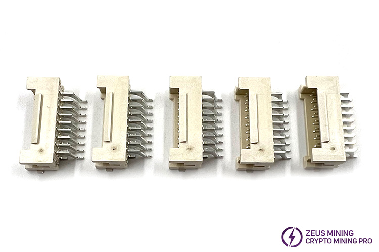 Hash board data interface rectangular PCB sockets 18 pin | Zeus Mining