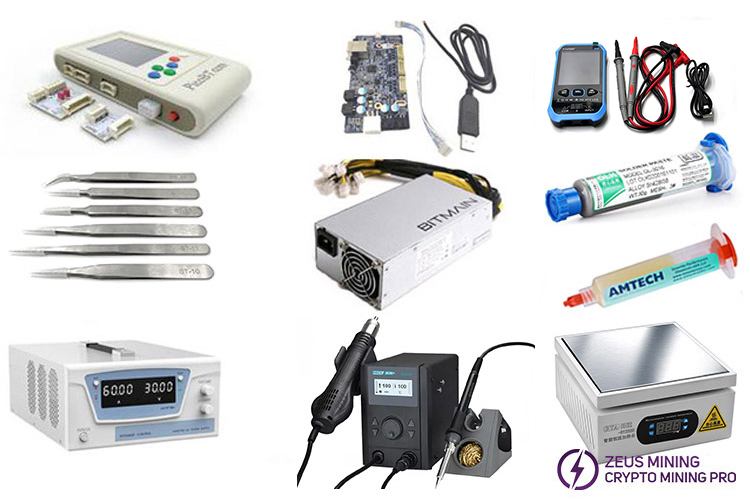 Antminer Whatsminer Innosilicon Avalon hash board repair tool kit ...