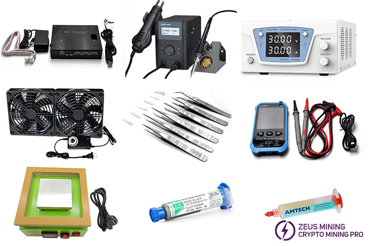 Iceriver hash board universal repair tools | Zeus Mining