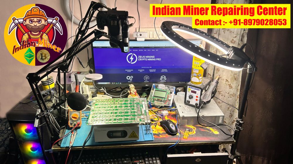 Asic Miner Repair Center India | Zeus Mining